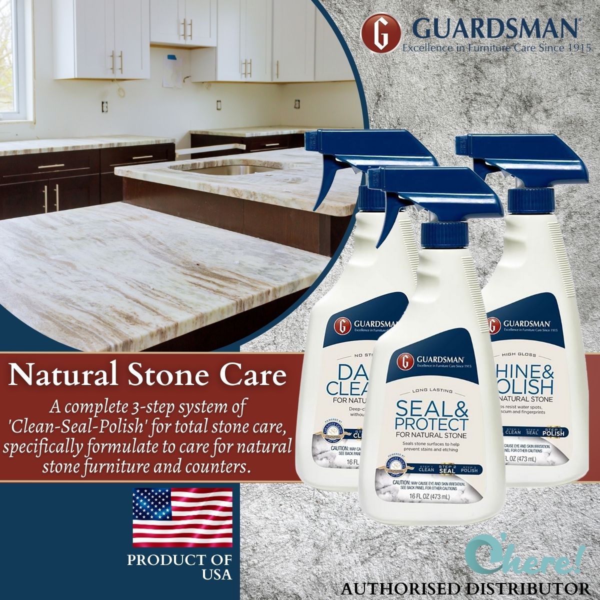GUARDSMAN Natural Stone Care