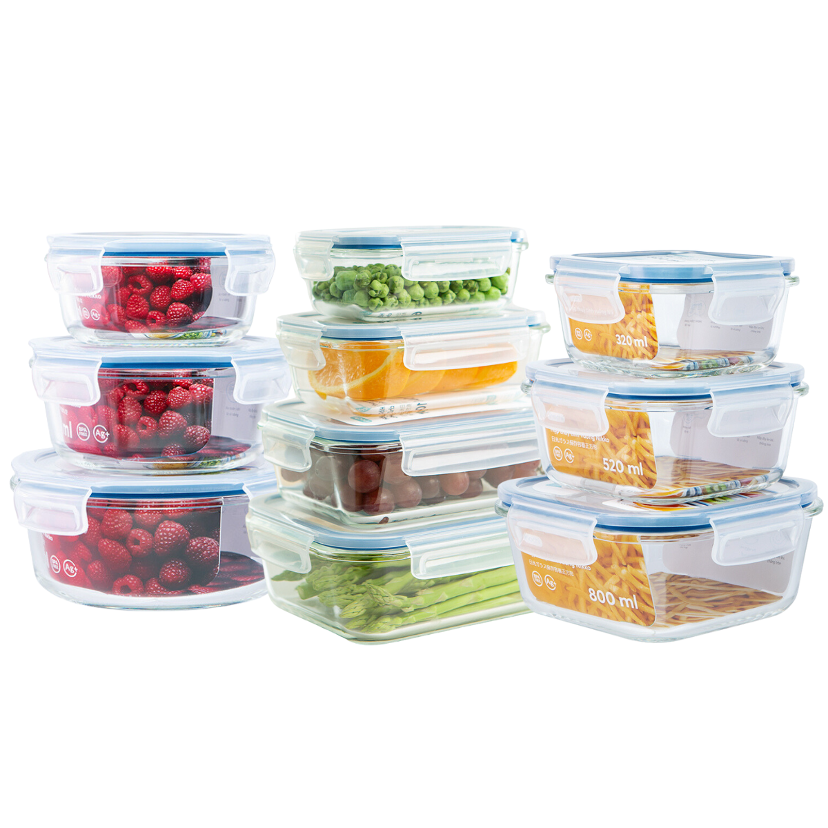 Inochi Nikko Glass Storage Container